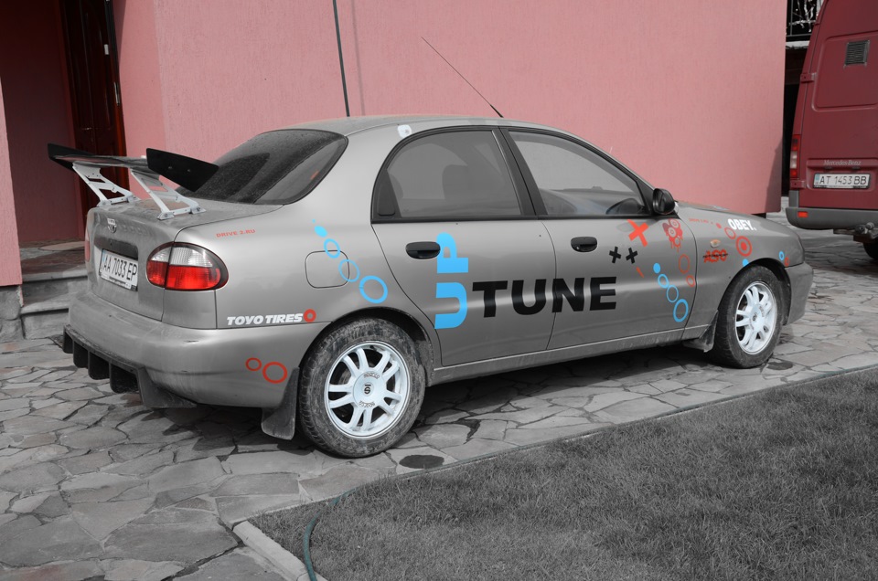 перший етап веселки. — Daewoo Lanos, 1,5 л, 2007 года | аксессуары | DRIVE2