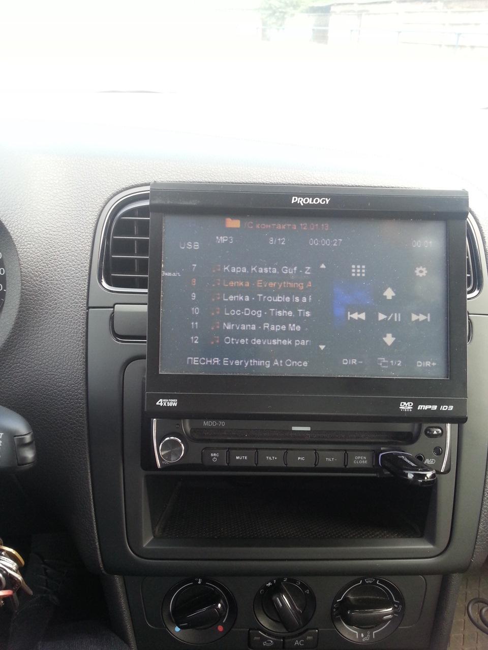 Замена ГУ — Volkswagen Polo Sedan, 1,6 л, 2012 года | автозвук | DRIVE2