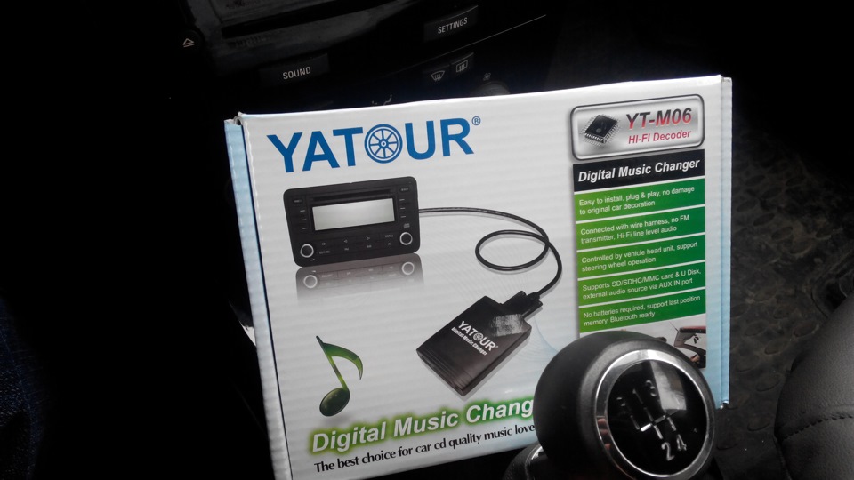 Yatour YT-M06 эмулятор CD-чейнджера — Opel Astra H, 1,6 л, 2008 года | автозвук | DRIVE2