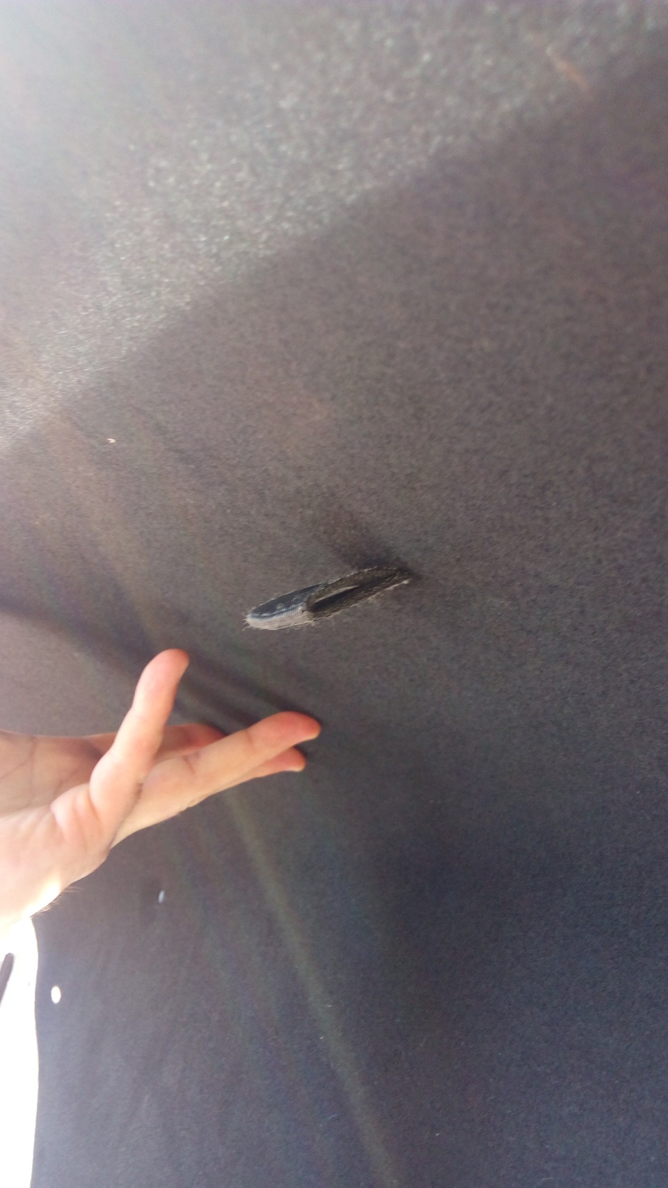 Ручка на крышку багажника — Hyundai Sonata V (NF), 2 л, 2008 года ...