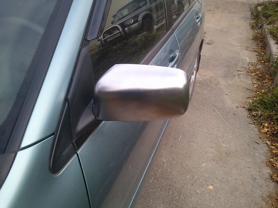 Накладки на боковые зеркала — Mitsubishi Lancer IX, 1,6 л, 2006 года ...