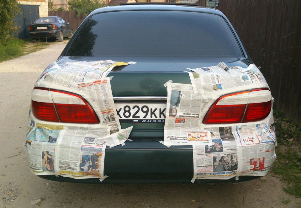 Темные задние плафоны. — Nissan Maxima QX (A33), 3 л, 2000 года ...