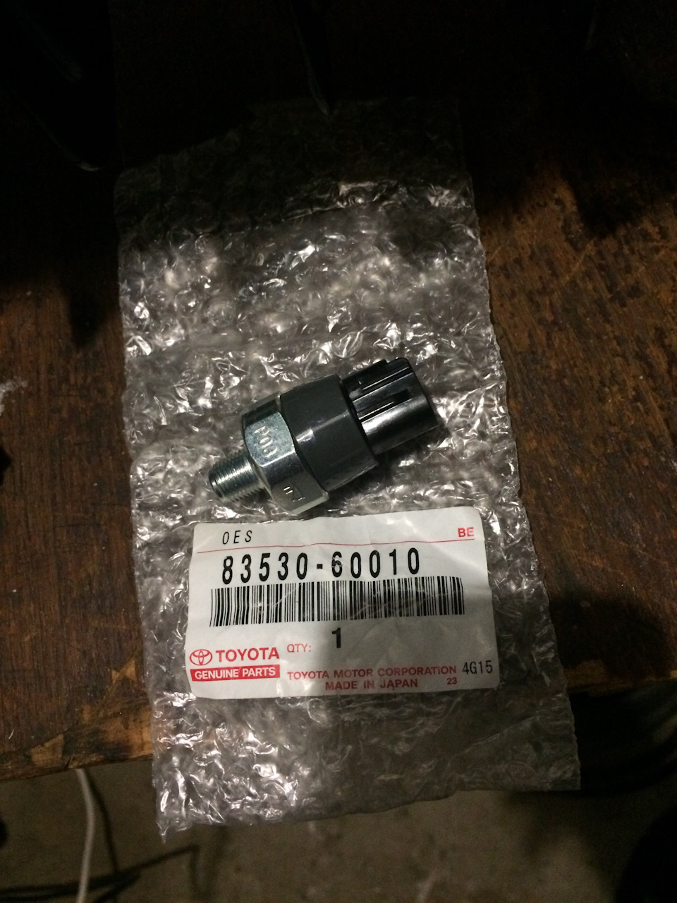 8353060010 Датчик давления масла TOYOTA TOYOTA LEXUS | Запчасти на DRIVE2