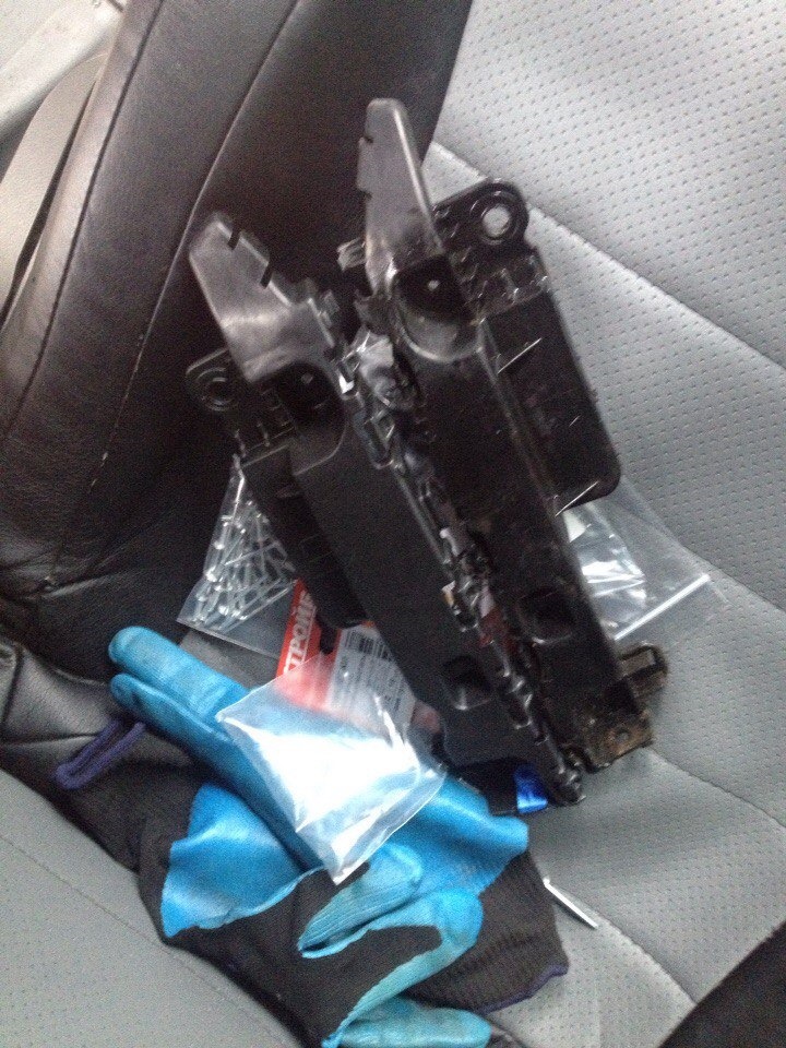 Установка бампера + сеточка в него — Chevrolet Cruze (1G), 1,6 л, 2010 ...