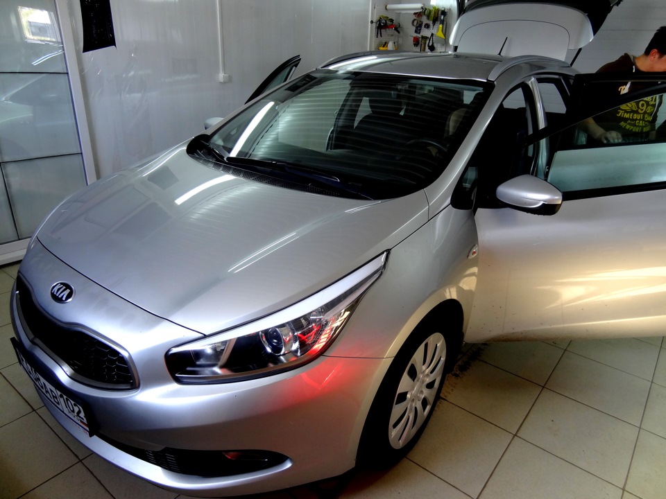 Затонировался SunTek Infinity 10% — KIA Ceed SW (2G), 1,6 л, 2012 года | стайлинг | DRIVE2