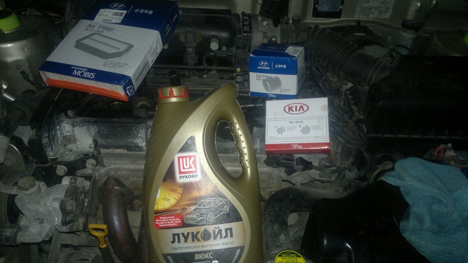 Большое плановое ТО — Hyundai Accent (2G), 2 л, 2004 года | своими ...