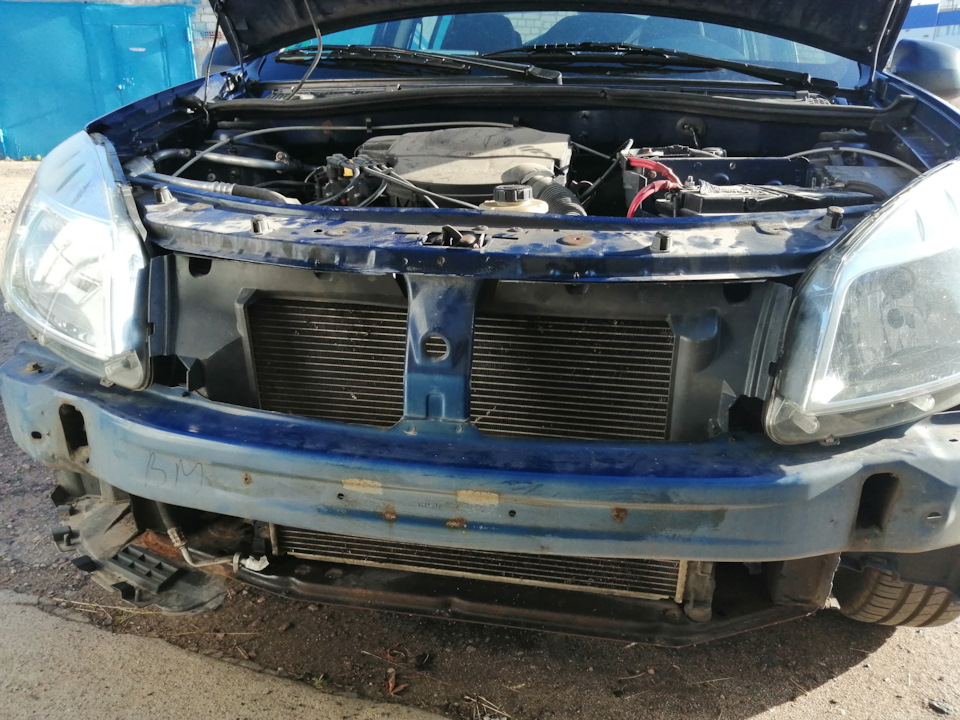 Замена радиатора кондиционера — Renault Sandero 1G, 1,4 л, 2008 года ...