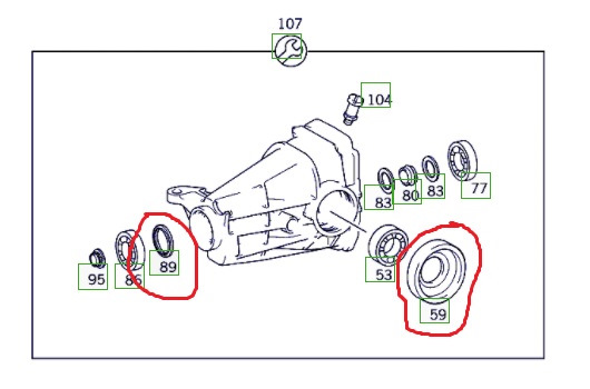 Замена сальников и по мелочи — Mercedes-Benz SLK (R170), 2,3 л, 1997 ...