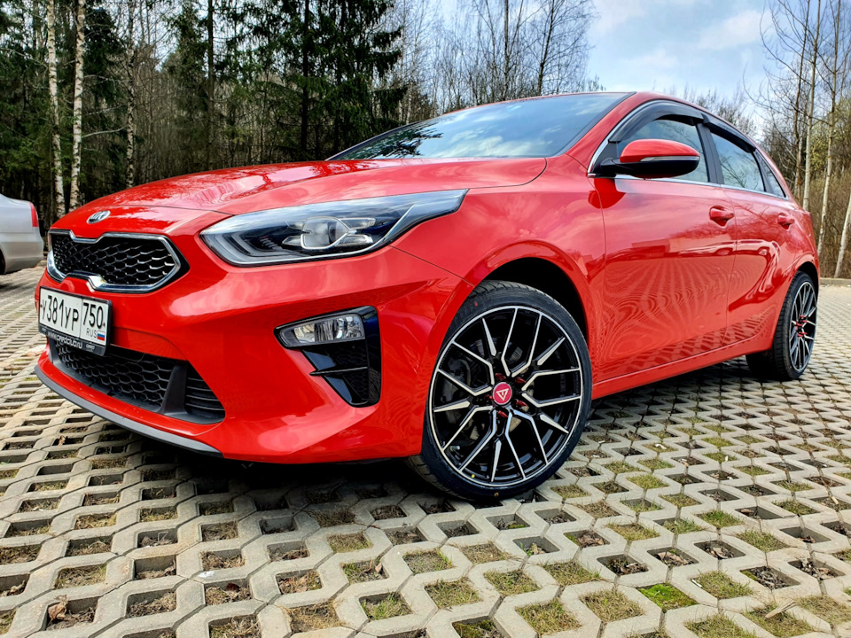 Переходим на лето! Диски с r17 на r18 — KIA Ceed (3G), 1,4 л, 2018 года ...