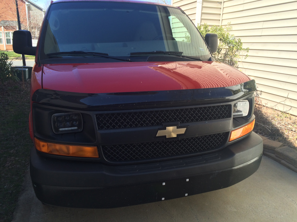 Black out — Chevrolet Express (GMT601), 6 л, 2014 года | стайлинг | DRIVE2