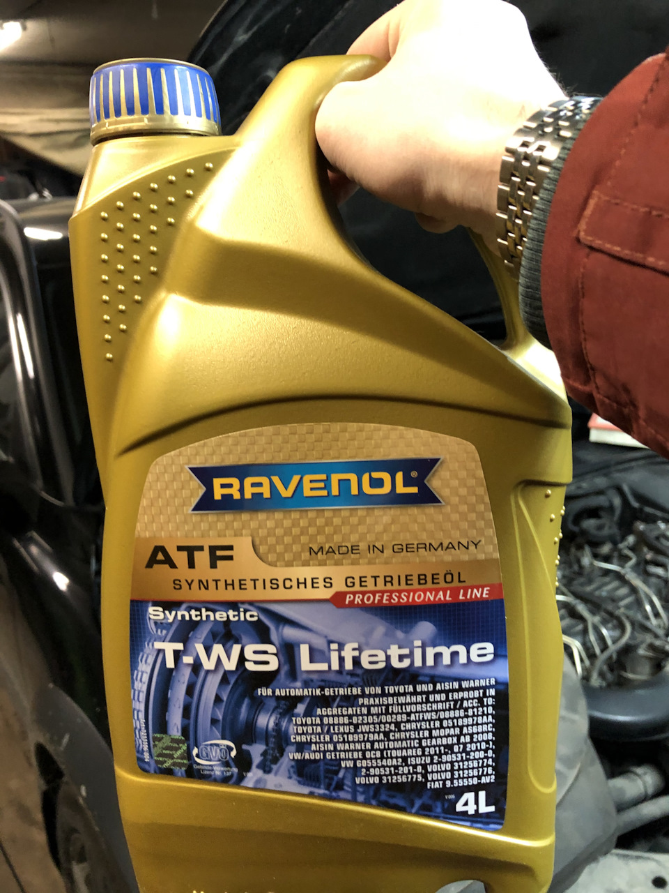 00289ATFWS Масло трансмиссионное синтетическое ATF WS, 1л TOYOTA LEXUS ...