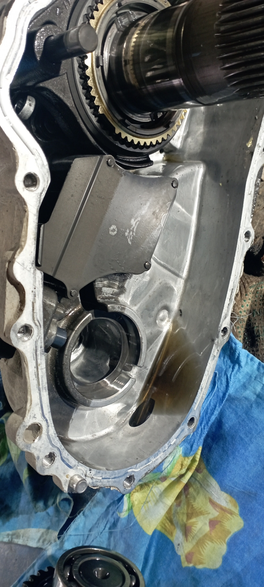 Замена подшипников в раздатке. — Mitsubishi Pajero (4G), 3 л, 2011 года ...