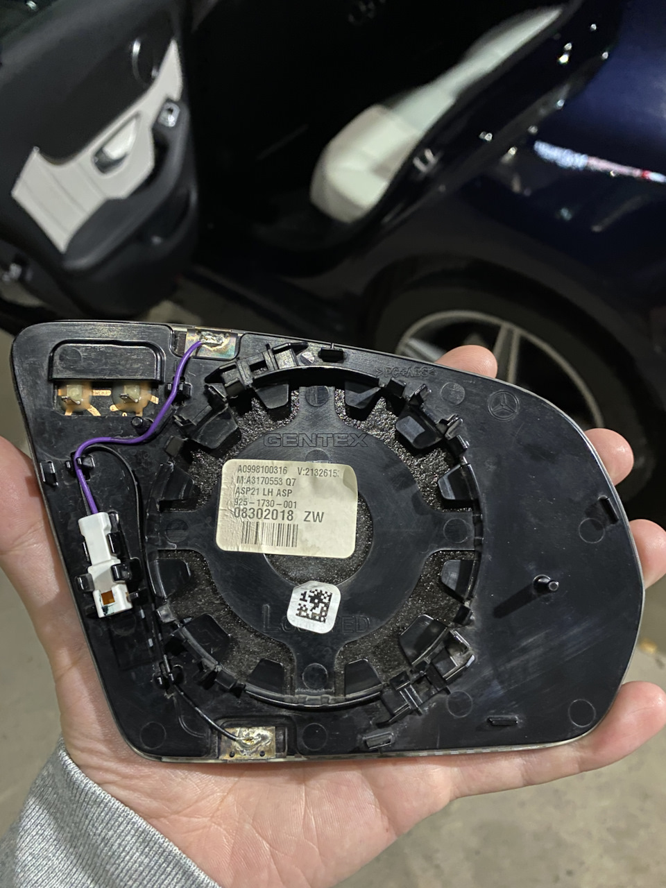 A0998100316 Элемент зеркальный Mercedes | Запчасти на DRIVE2