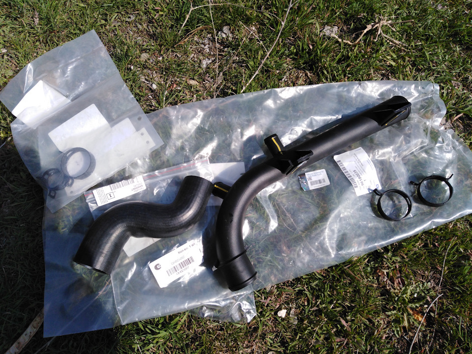 Замена саксофона (96180035) и патрубка (96180071) системы охлаждения ...