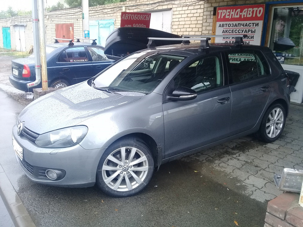 Багажник для Volkswagen Golf (Фольксваген Гольф) 5, 6, 7 — alkadem на ...