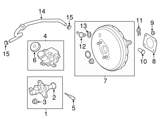 4625A421 Цилиндр главный тормозной Mitsubishi | Запчасти на DRIVE2