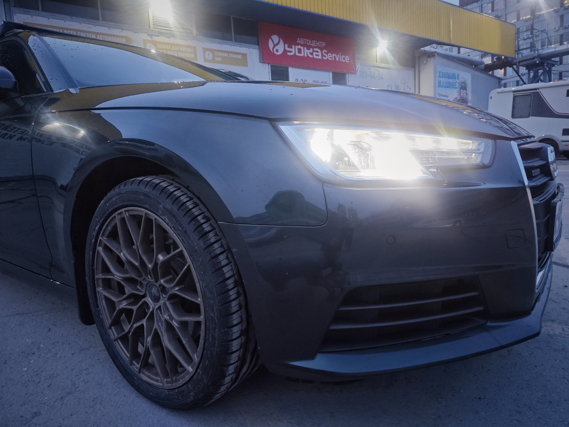 Летние лапти Rydanz Roadster R02 245/40/18 — Audi A4 Avant (B9), 2 л ...