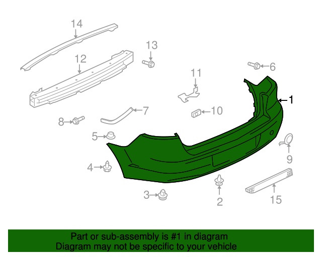 6410B832 ОБЛИЦОВКА ЗАДНЕГО БАМПЕРА Mitsubishi | Запчасти на DRIVE2