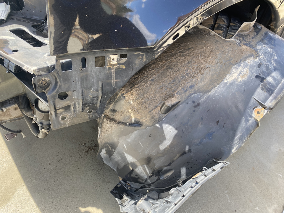 Частная практика: Удаление ржавчины с Volvo XC90 путём замены деталей ...