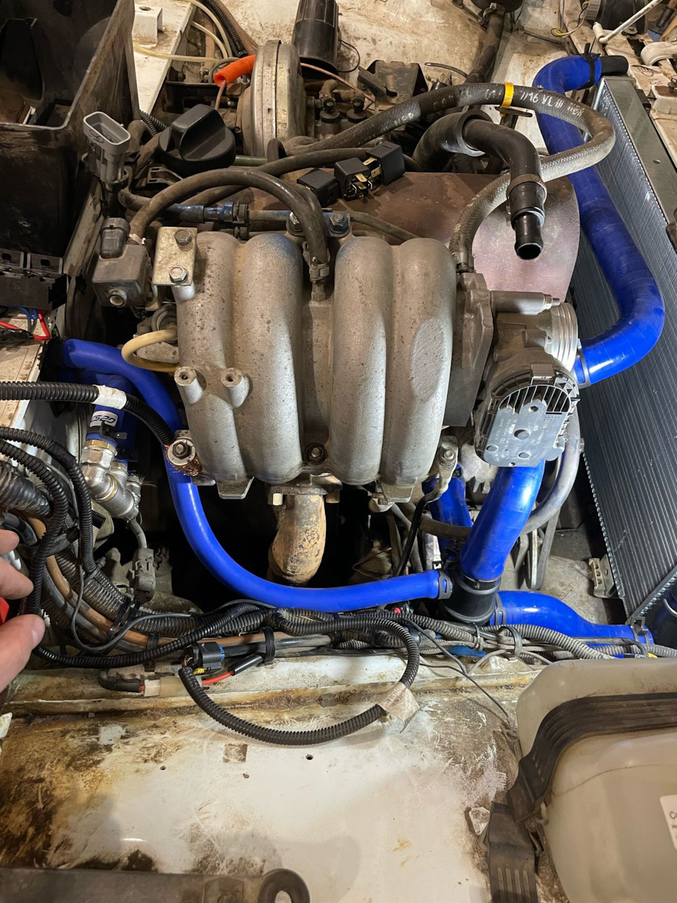 Ремонт. Замена покладки ГБЦ и не только. Изменение системы охлаждения ...