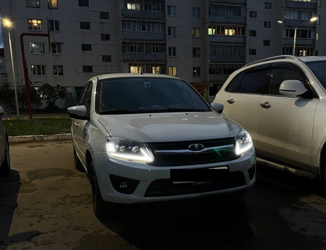 Фары гранта в стиле Лексус, стоит ли? — Lada Гранта (1G), 1,6 л, 2017 ...