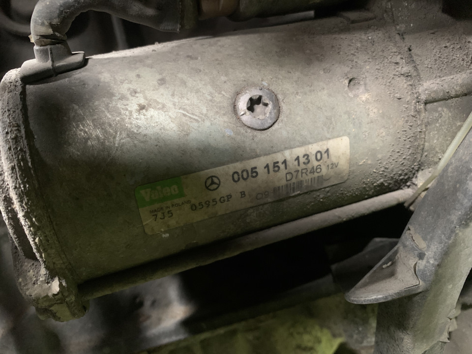 Стартер ом611 выбор — Mercedes-Benz Sprinter (1G), 2,2 л, 2005 года ...