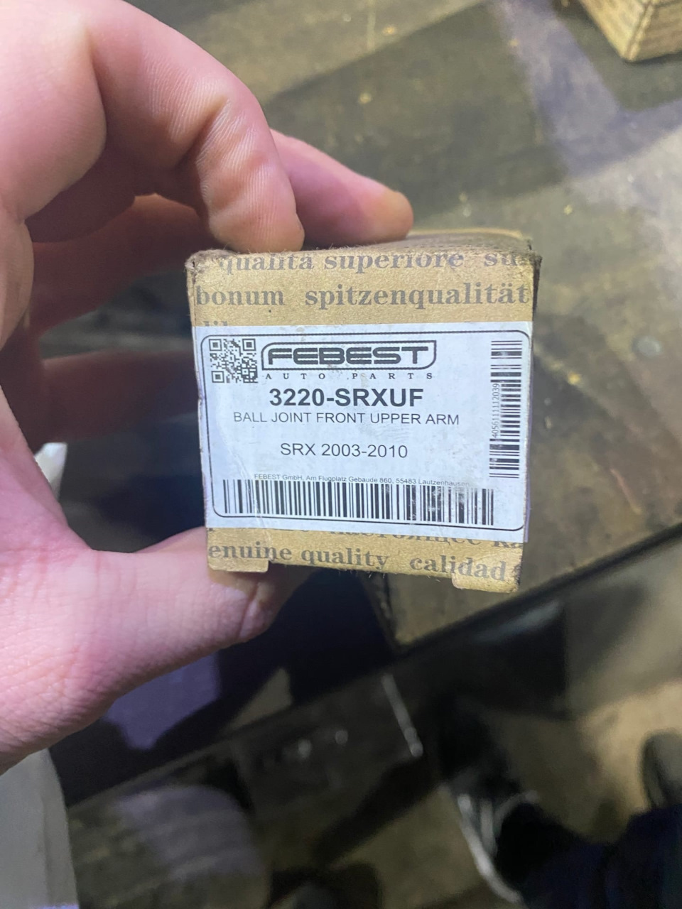 3220SRXUF ОПОРА ШАРОВАЯ ПЕРЕДНЕГО ВЕРХНЕГО РЫЧАГА. FEBEST | Запчасти на ...