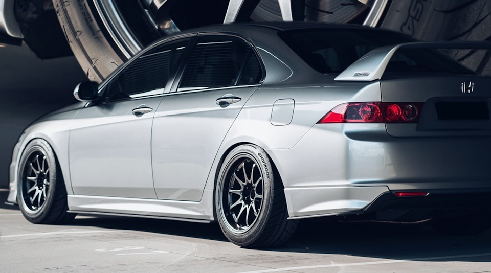 Юбка Modulo рестайлинг Honda Accord Седан CL7/CL8/CL9 на Honda Accord (7G), Acura TSX (1G ...