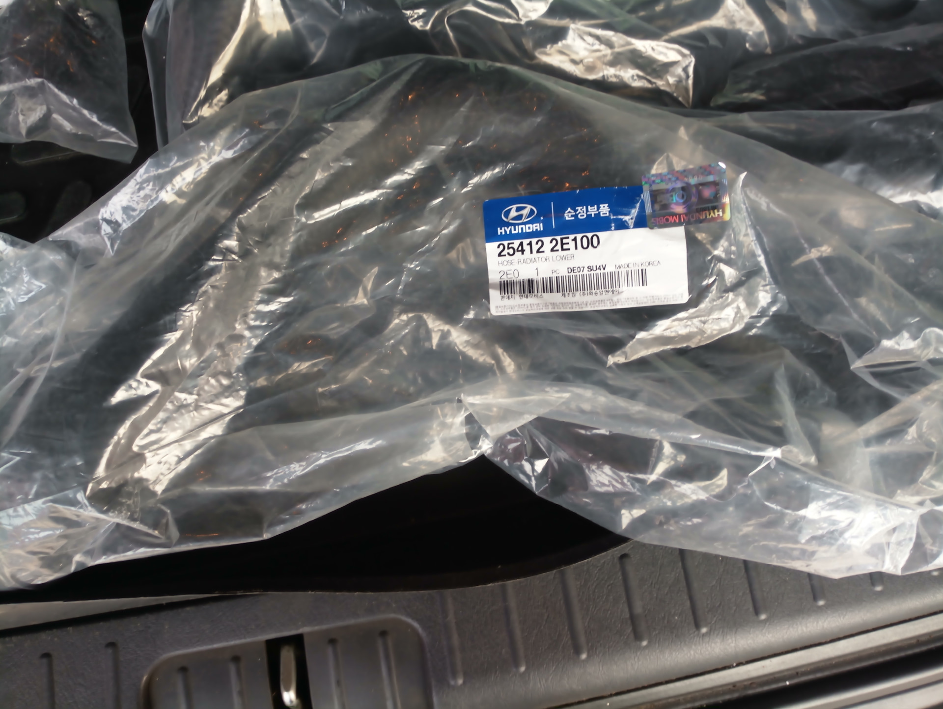 Течь маленького патрубка охлаждения (Сгорела хата, гори сарай ...