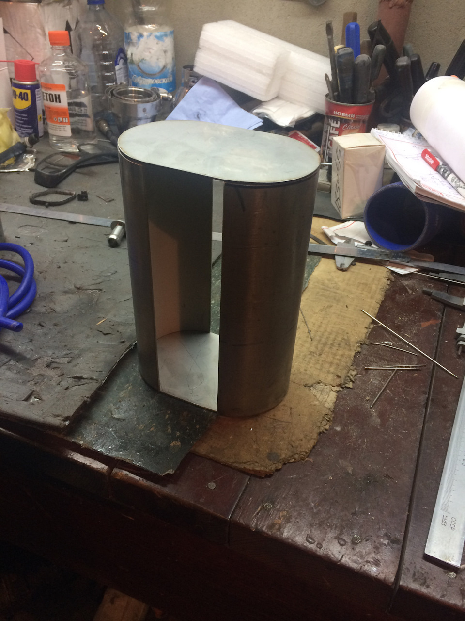 Течь маленького патрубка охлаждения (Сгорела хата, гори сарай ...