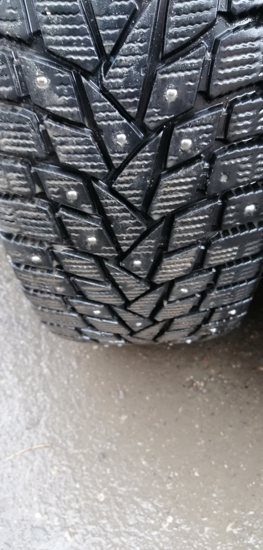 Забираем зимнюю резину Dunlop SP Winter ICE 02 225/50 R17 — Skoda ...