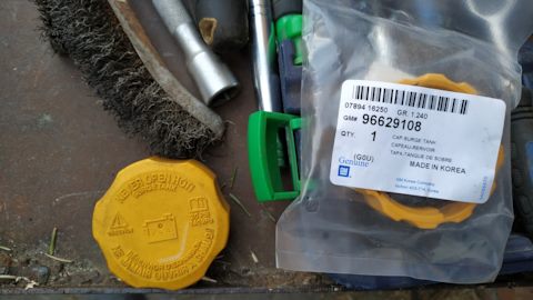 96629108 КРЫШКА БАЧКА РАДИАТОРА GM | Запчасти на DRIVE2