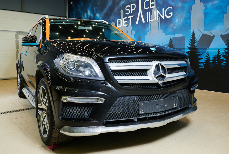 Задетейлил Черного — Mercedes-Benz GL-Class (X166), 3 л, 2014 года ...