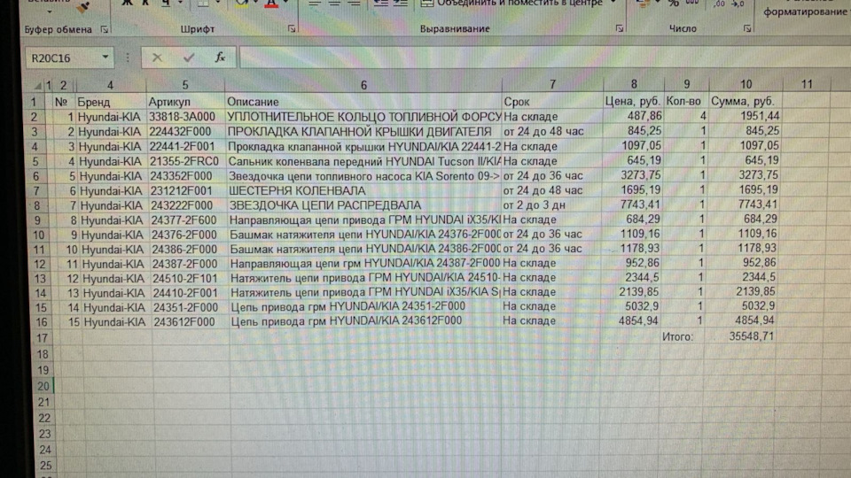 243352F000 Звездочка цепи распредвала KIA HYUNDAI | Запчасти на DRIVE2