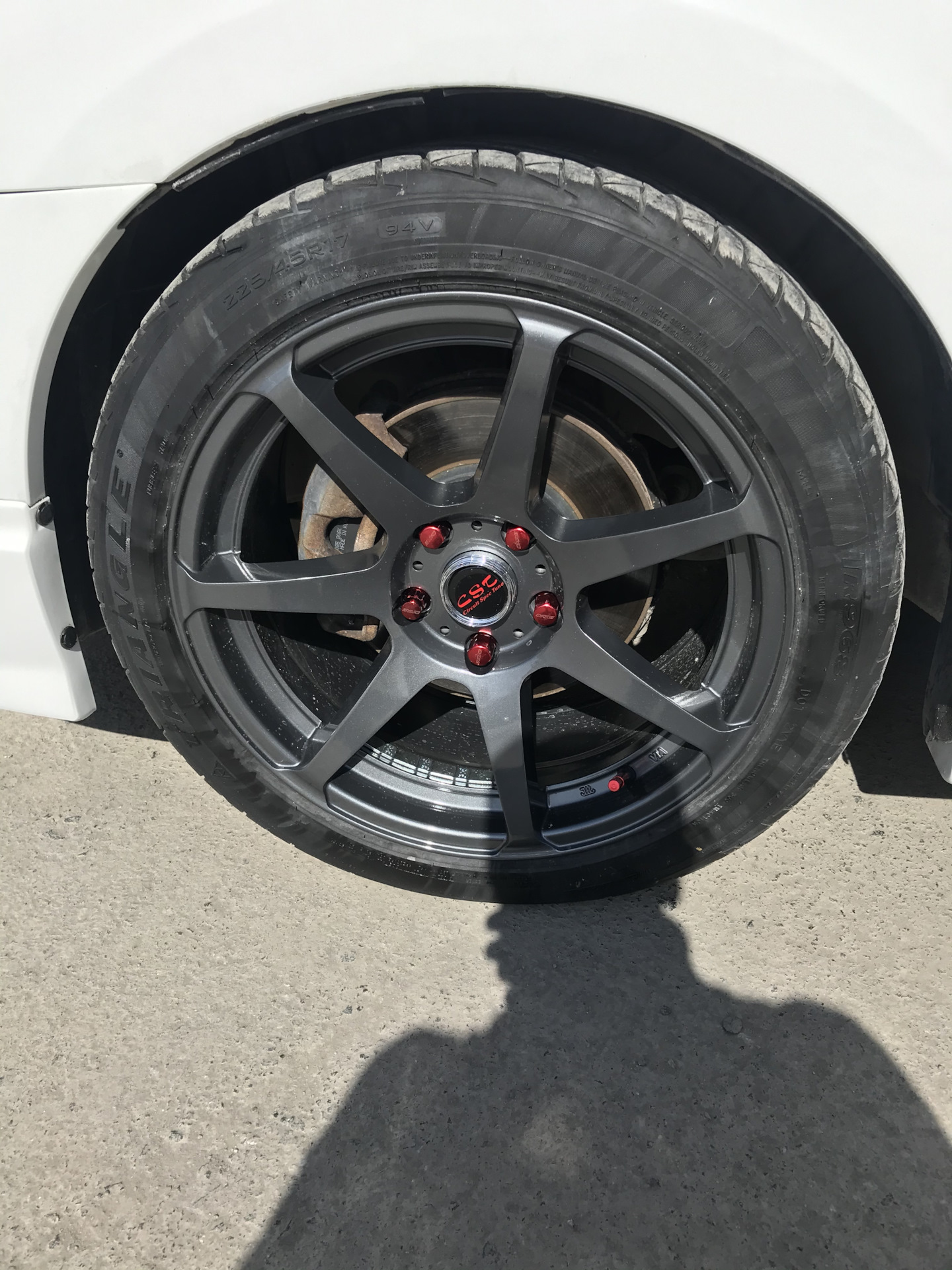 Диски cst zero1 в цвете графит — Honda Civic 4D (8G), 1,8 л, 2008 года ...