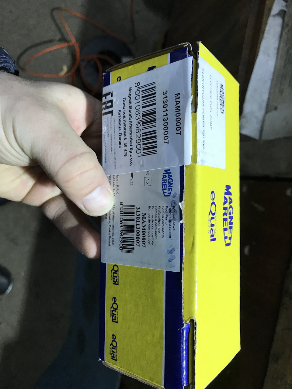 313011300007 Насос топливный FO Focus I 98-04 MAGNETI MARELLI ...