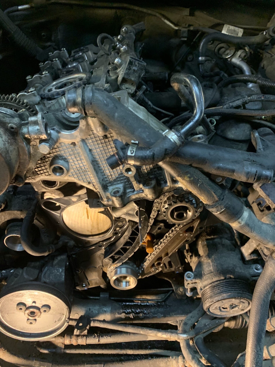 Замена цепей на двигателе м47n2 150л.с — DRIVE2