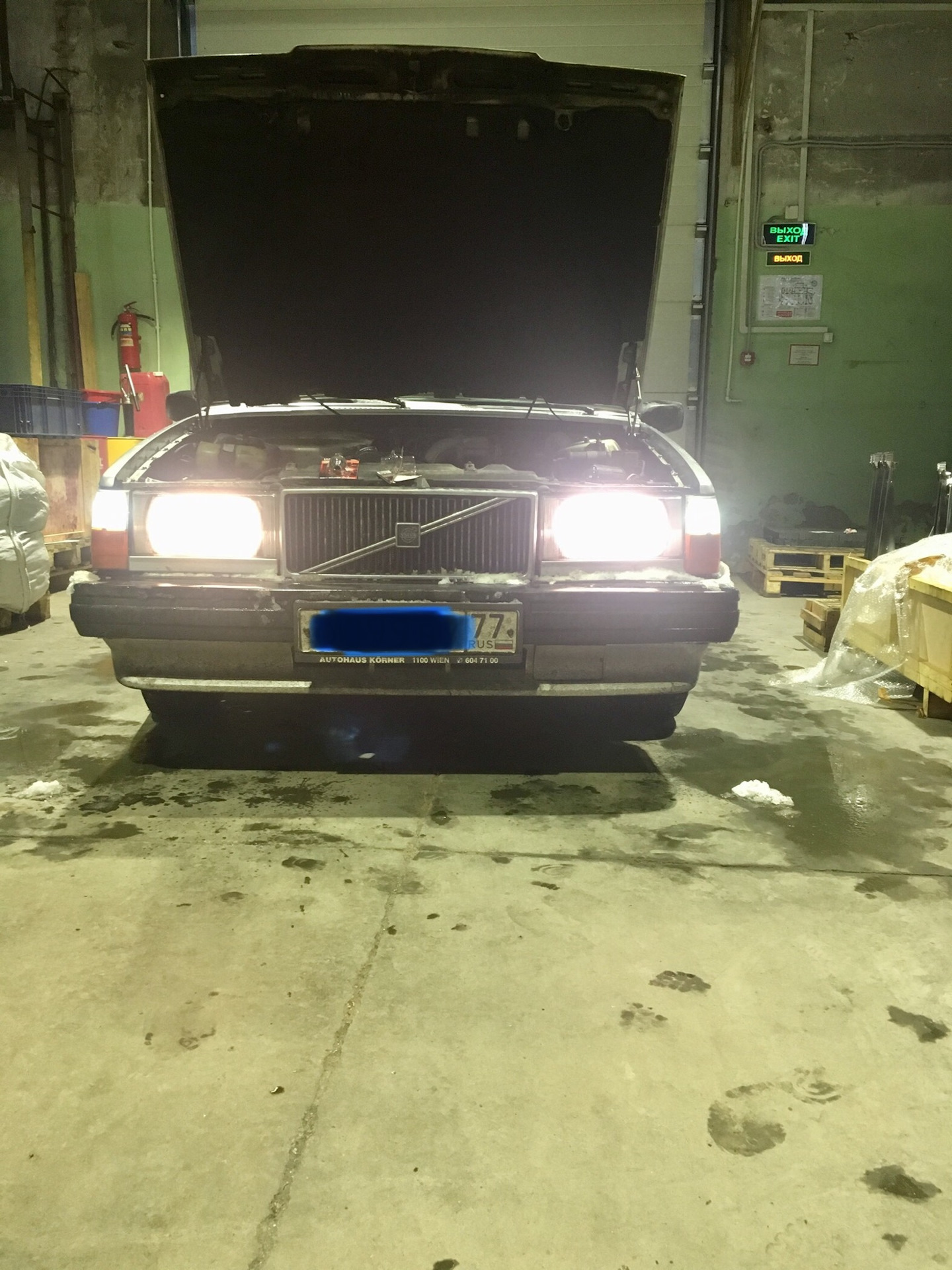 Да будет свет! Лосяш ну посвети хоть чуть-чуть — Volvo 740, 2,3 л, 1984 ...