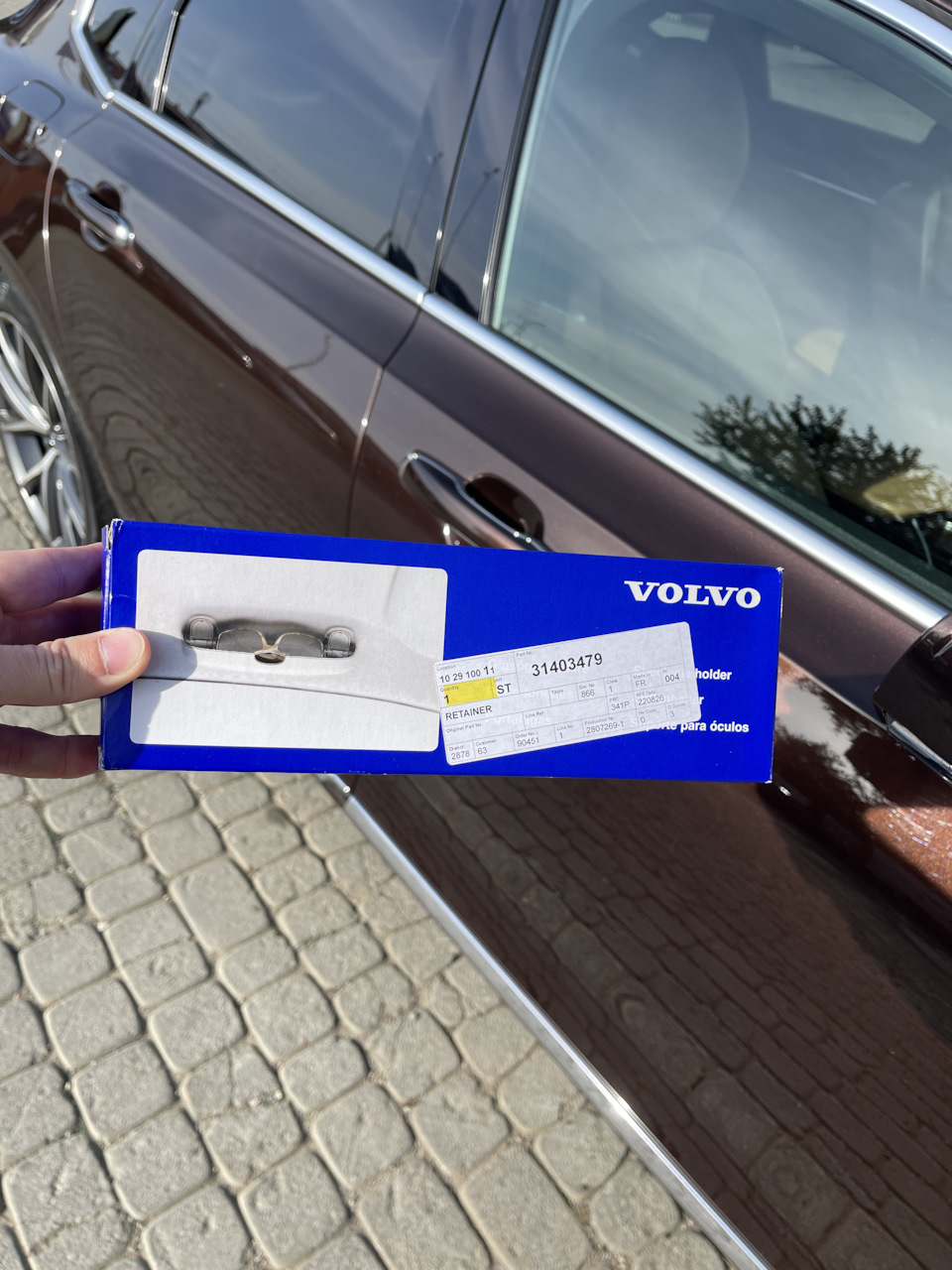 31403479 Держатель очков Volvo | Запчасти на DRIVE2