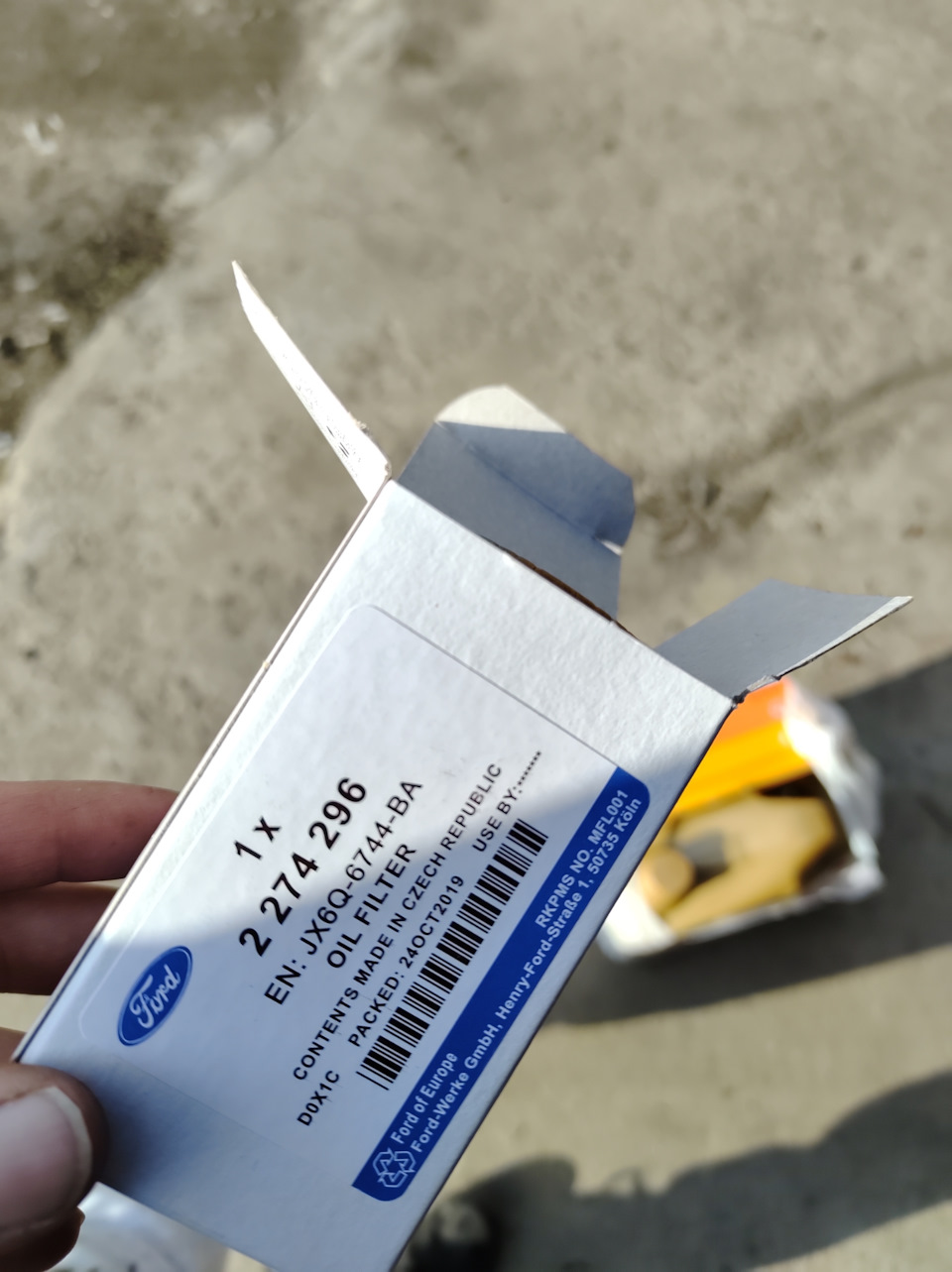 2274296 МАСЛ. ФИЛЬТР Ford | Запчасти на DRIVE2