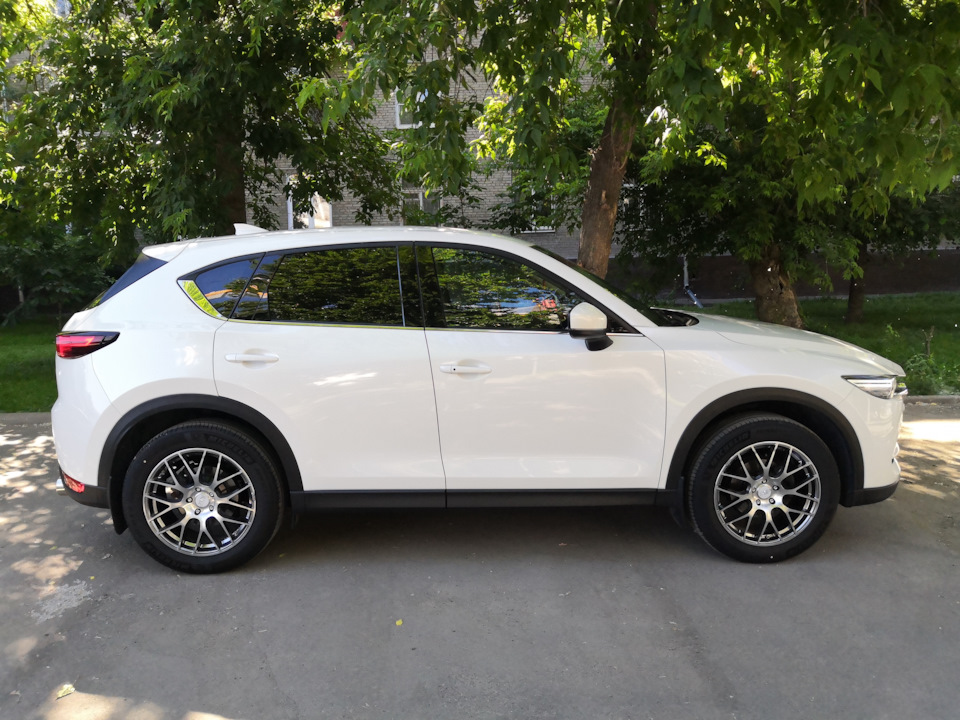 Летний комплект колес одно удовольствие. — Mazda CX-5 (2G), 2,5 л, 2019 года | колёсные диски ...