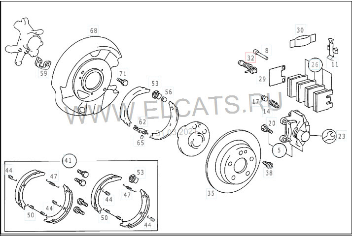 Март 2021. Регулировка стояночного тормоза. — Mercedes-Benz C-Class ...