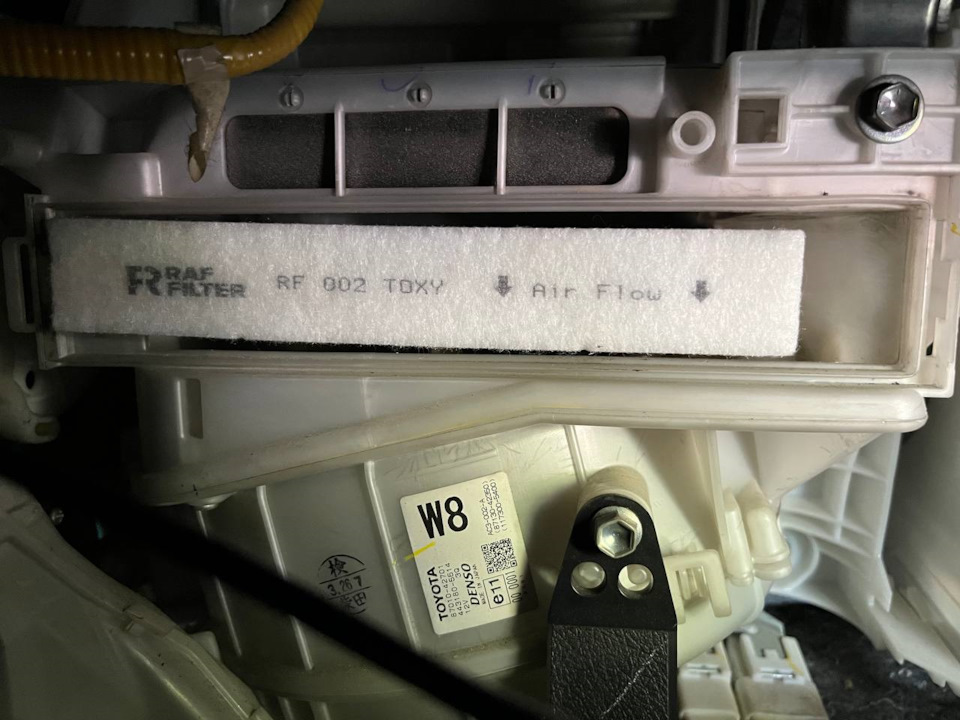 Rav4 2013 | Чистка кондиционера + замена салонного фильтра — Toyota ...