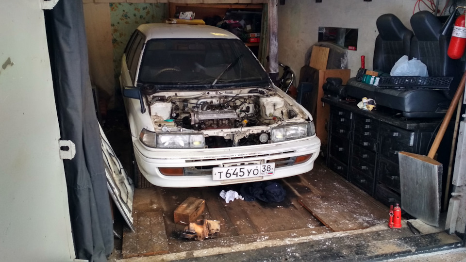 SWAP на 5E-FE. Part IV — Toyota Corolla (90), 1,5 л, 1990 года | своими руками | DRIVE2