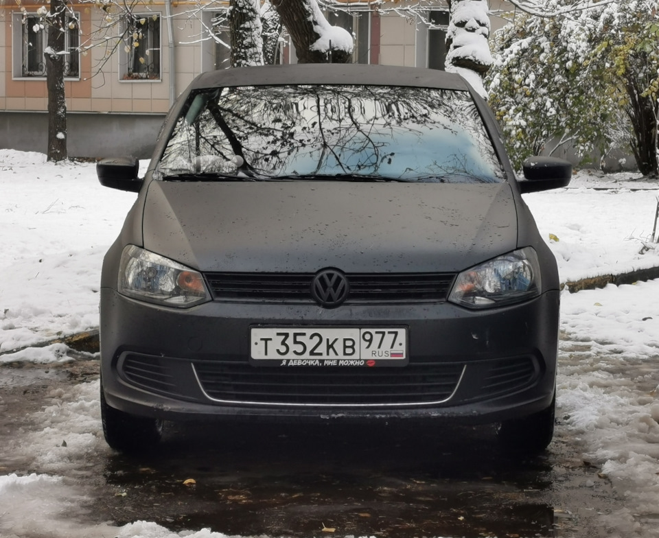Просто зимние фотки ^^ — Volkswagen Polo Sedan, 1,6 л, 2013 года ...