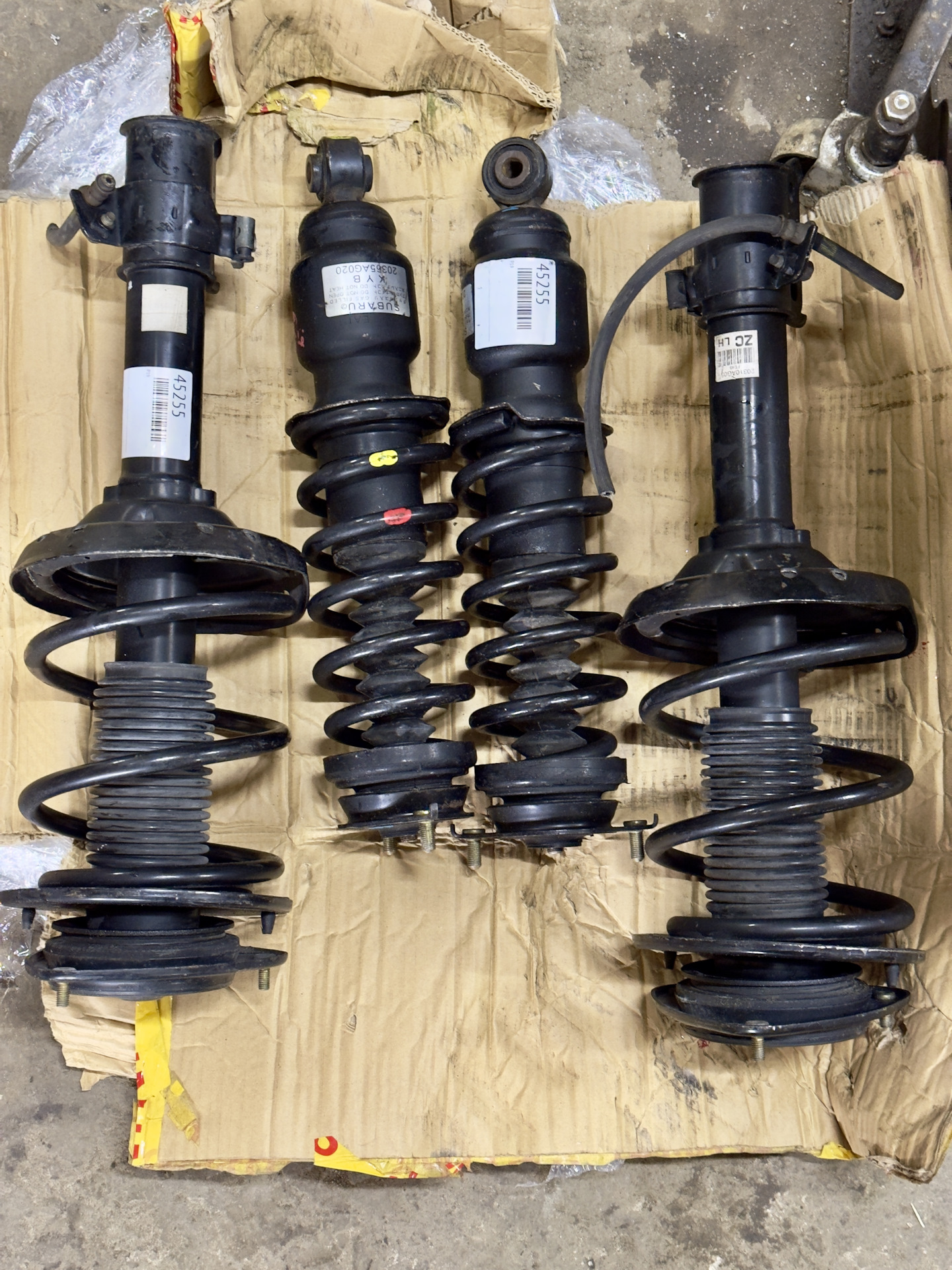 Установка амортизаторов + распорки! — Subaru Outback (BP), 2,5 л, 2006 ...