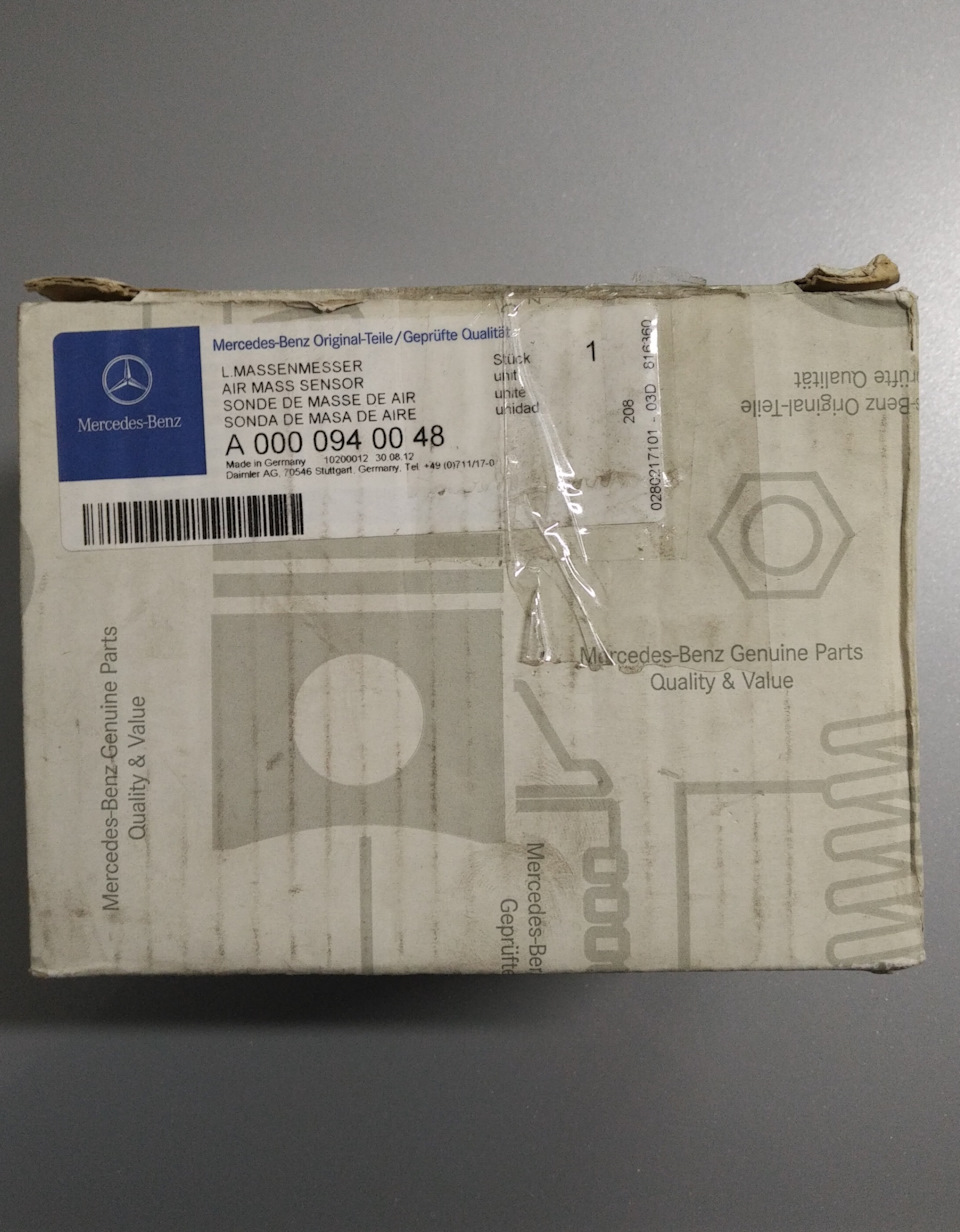 A0000940048 Датчик массового расхода воздуха Mercedes | Запчасти на DRIVE2