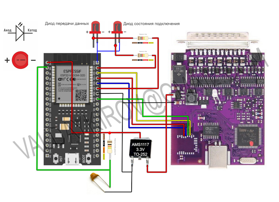 Доработка SM2PRO (Китайский клон Scanmatic), установка Bluetooth — DRIVE2