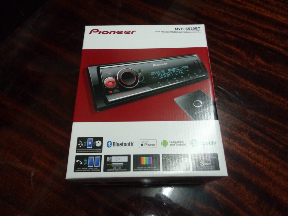 Музыка часть № 3 Замена Г У Pioneer Mvh S520bt — Audi 80 B4 2 л