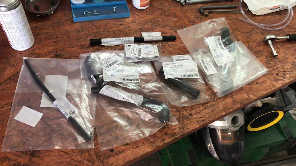 Чистка ВКГ part. 1 "ВЕРХ" — Mercedes-Benz SLK (R170), 2,3 л, 1999 года ...